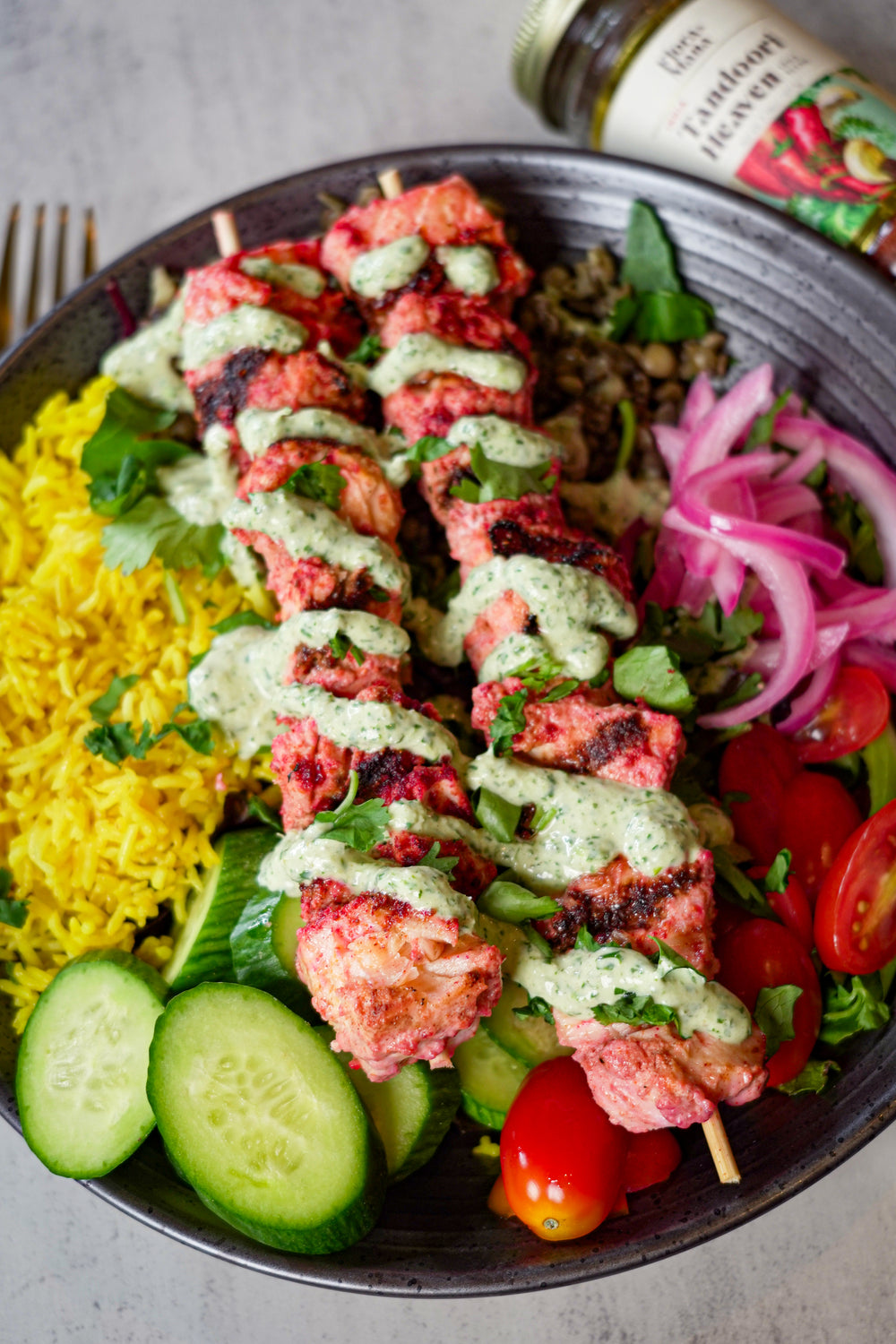 A Summer Splash with the Tandoori Salmon Bowl